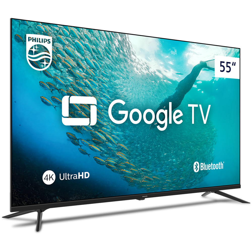 Smart TV Philips Google TV 55" 4K - Série 7019 - Philips