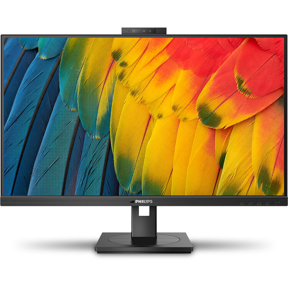 Monitor Philips 27” QHD com Webcam 5MP e USB-C 100W - Philips